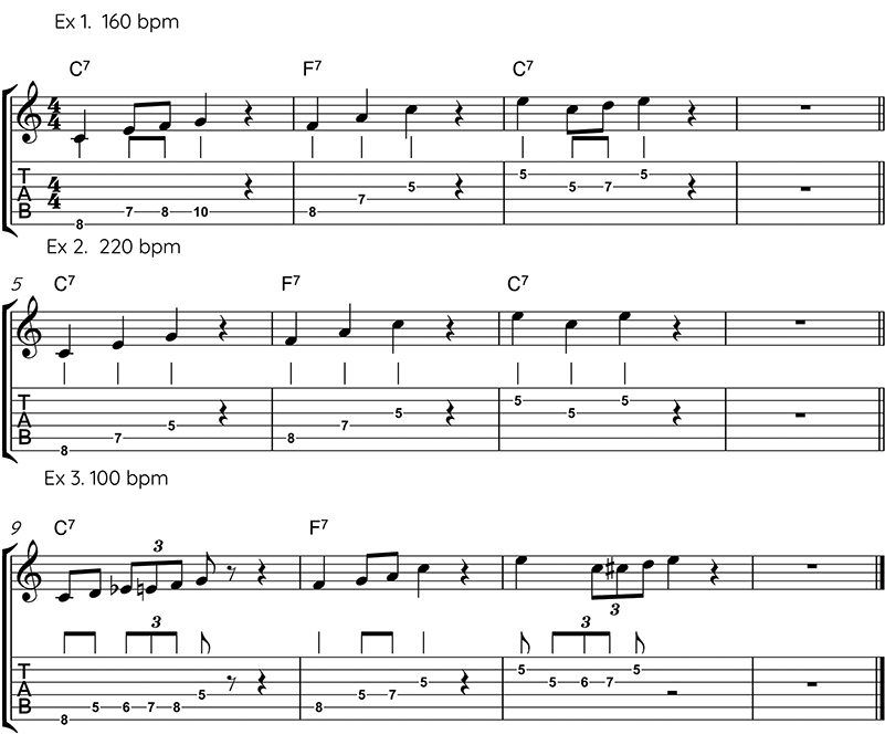 Lesson - Guitar Cool: What To Do When Tempos Are Just Too Quick